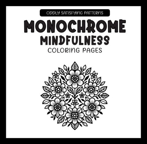 Monochrome Coloring Pages – Print and Color » Naomi Jane Johnson